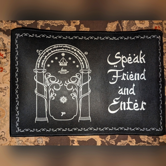 Accents | Lord Of The Rings Door Mat | Poshmark